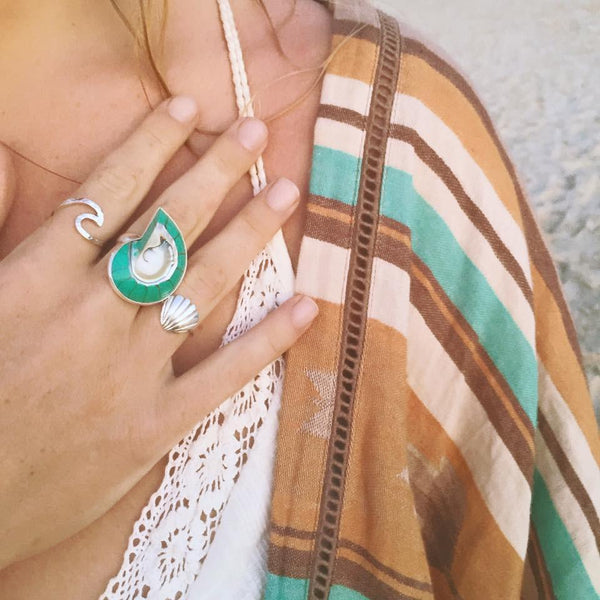 MERMAID COLLECTIVE CLAM RING - awsm-surf